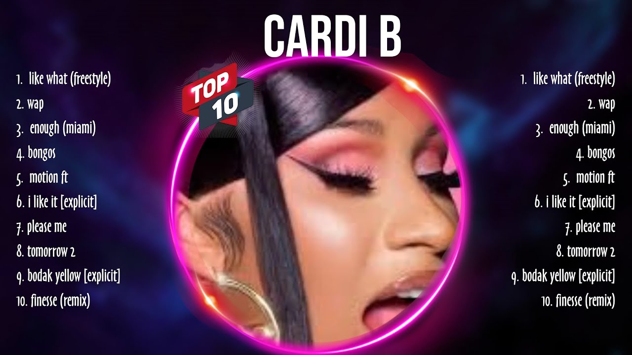 Greatest Hits of All Time - Best Cardi B Music Collection - YouTube