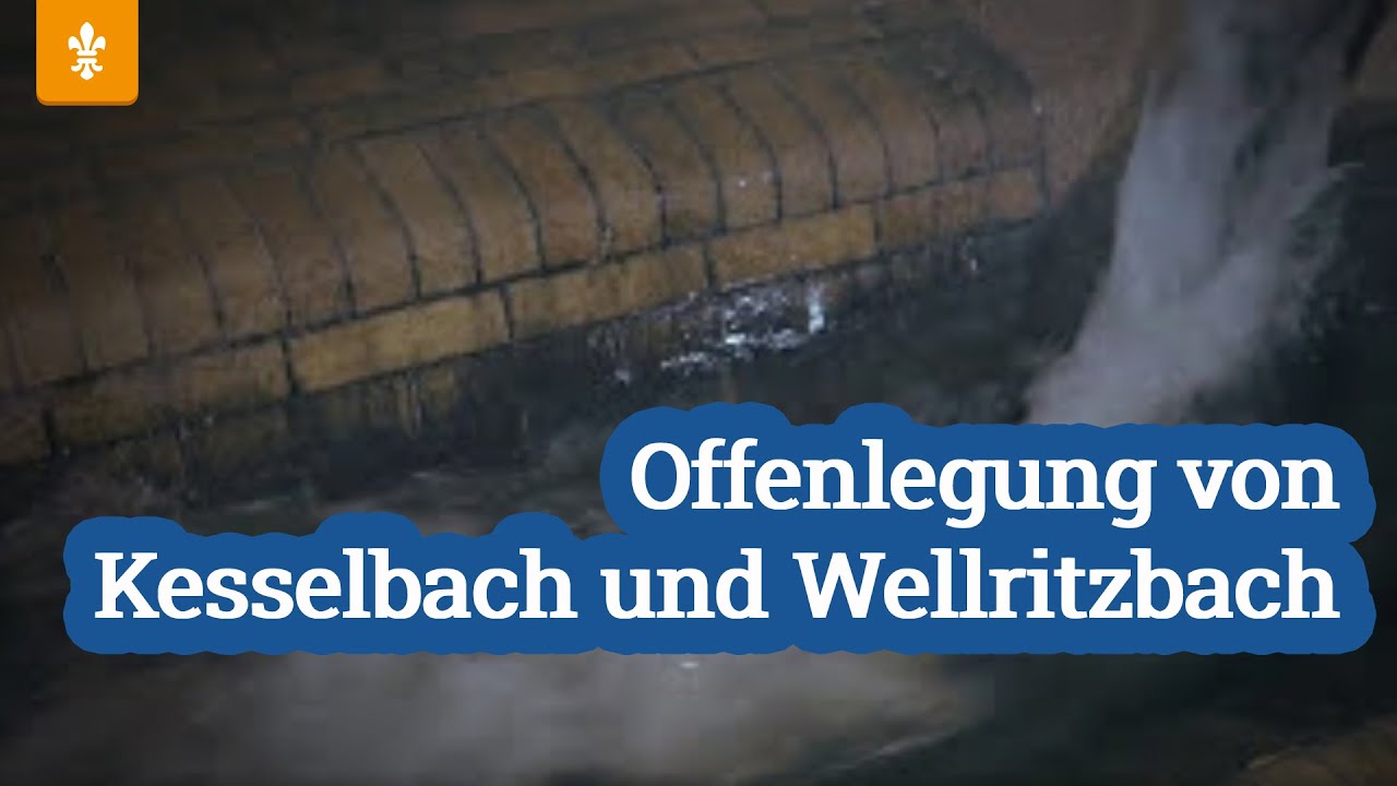 💦 Offenlegung von Kesselbach und Wellritzbach / Landeshauptstadt ...