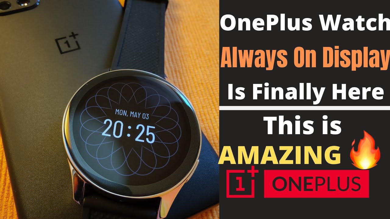 OnePlus Watch Always On Display | Finally It's Here | This is amazing ...