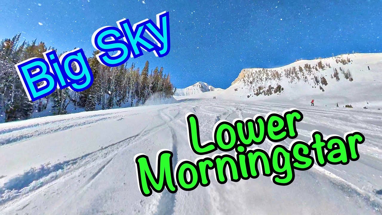 Big Sky’s “Lower Morningstar” on a bluebird morning - YouTube