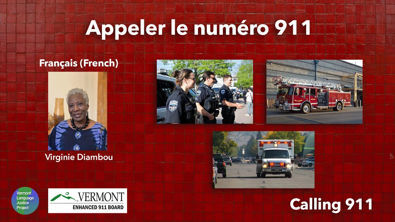 FRENCH: Appeler le numéro 911 | Calling 911 - YouTube