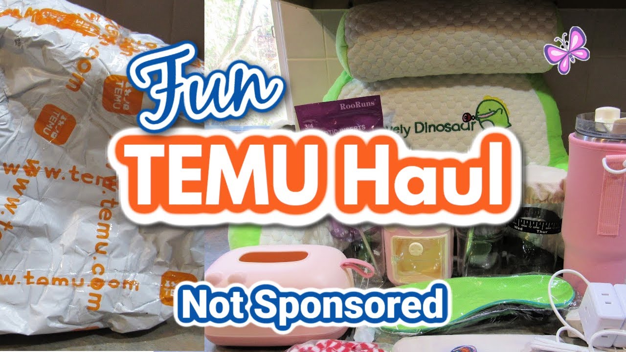 TEMU Haul! NOT SPONSORED! Check out all the cool things I got! - YouTube