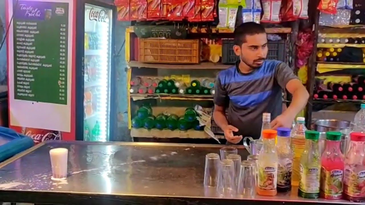 special boost kulukki sarbat !! kerala sharbat !! kochi - YouTube