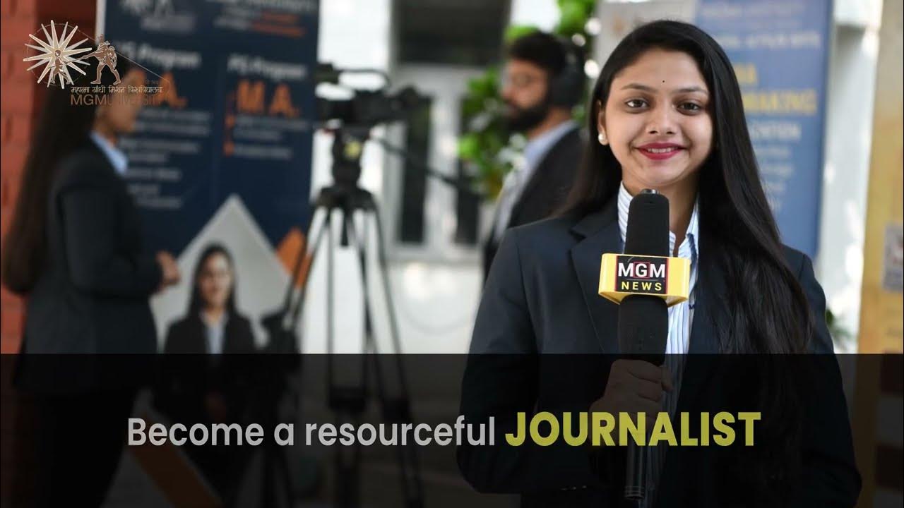 College of Journalism & Mass Communication | Admissions Open 2025-26 | MGM University - YouTube