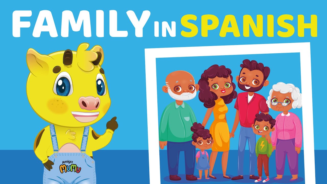 FAMILY MEMBERS | FAMILY IN SPANISH FOR KIDS - YouTube