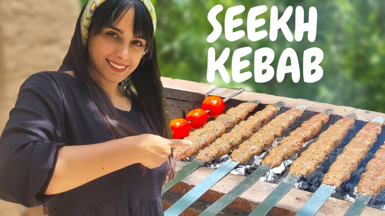 The Secret of Cooking Seekh kebab - Persian Girl - YouTube