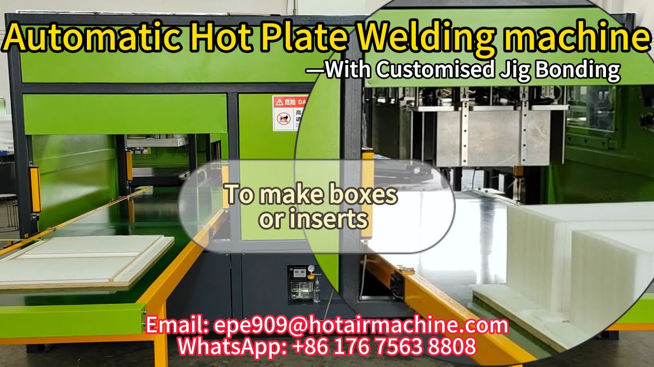 EVA EPE XPE Foam Hot Plate Welding Machine With Customised Jig Bonding ...