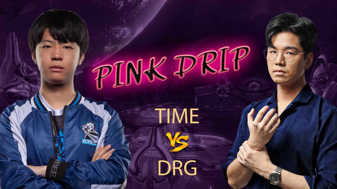 SC2 - TIME vs DRG - Pink Drip Pylon | Ro32 - YouTube