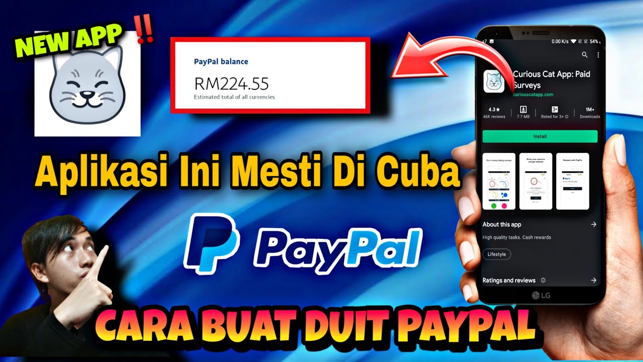 Curious Cat App ‼️ Cara Mudah Buat Duit Dengan Handphone 2021 | Android ...