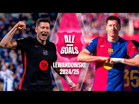 🔥 ALL of LEWANDOWSKI's GOALS this 2024/25 SEASON | FC BARCELONA 🔵🔴