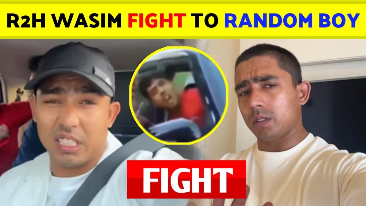 Round2hell wasim 'FIGHT'😱 | r2h wasim fight to random boys | round 2 ...