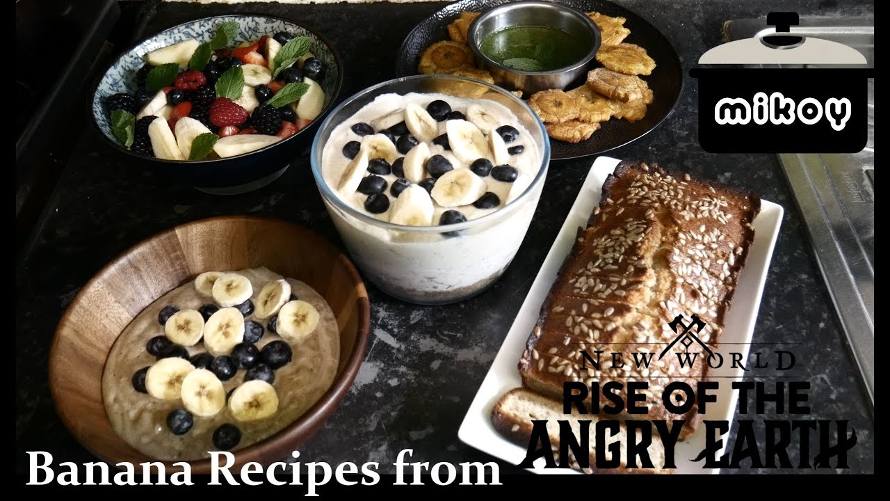 In Real Life! Banana Recipes from the MMORPG New World expansion Rise ...