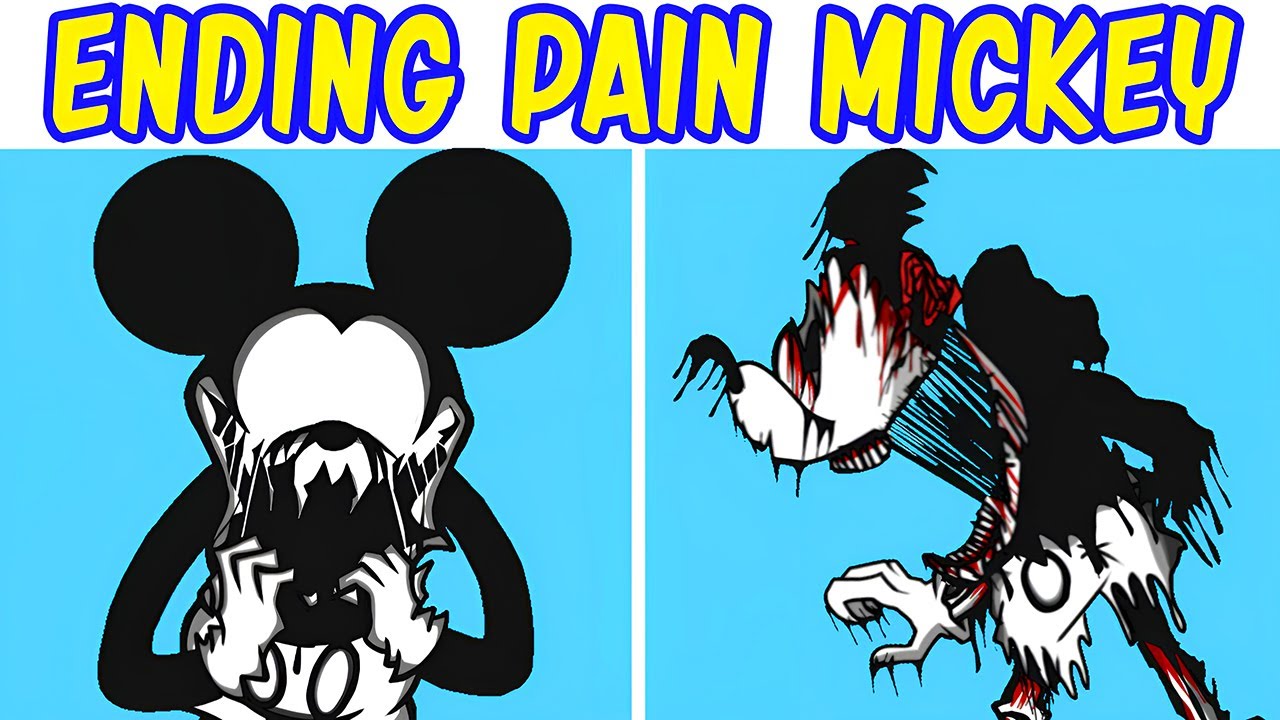Friday Night Funkin' Ending Pain 1.6 | Vs Mickey Mouse | FNF Mod - YouTube