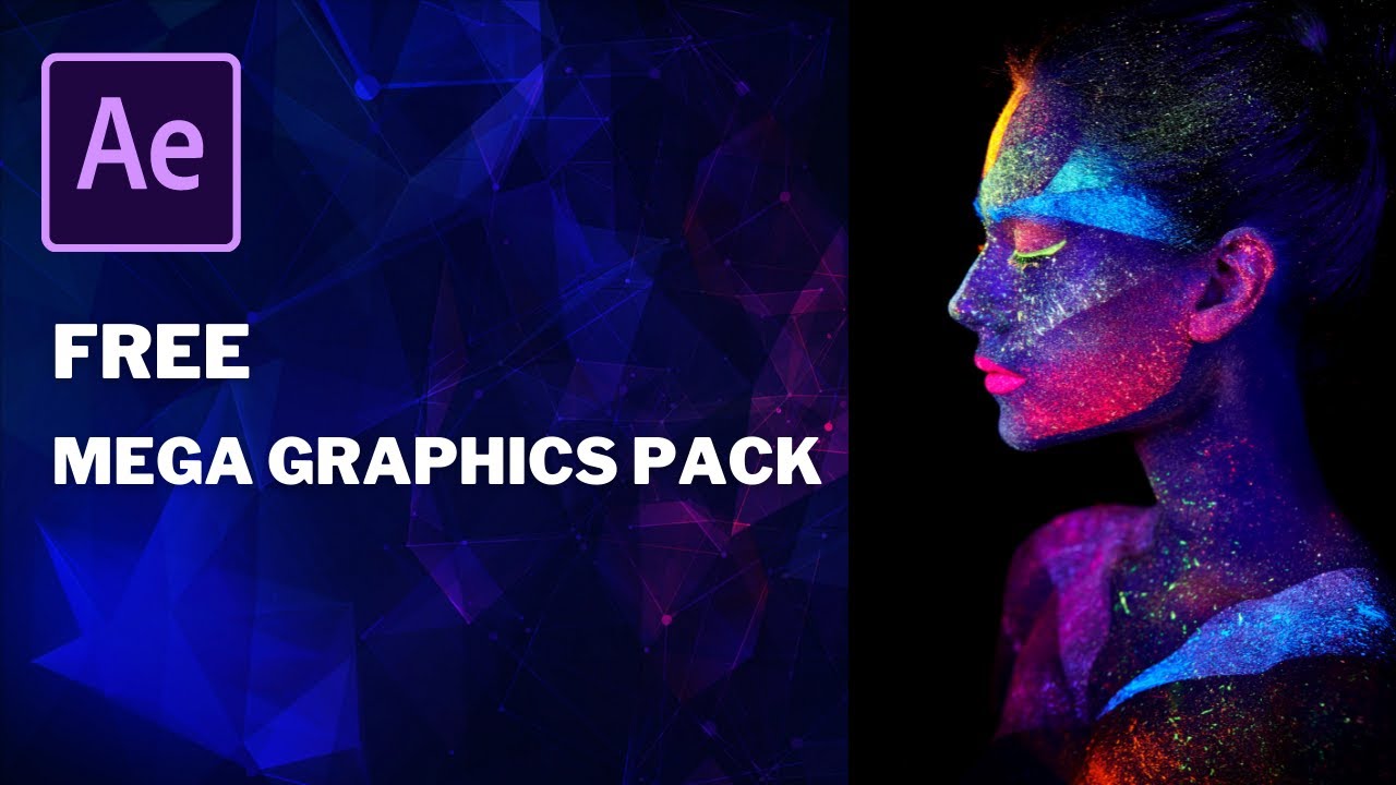 FREE Mega Graphics Pack - After Effects Templates - YouTube