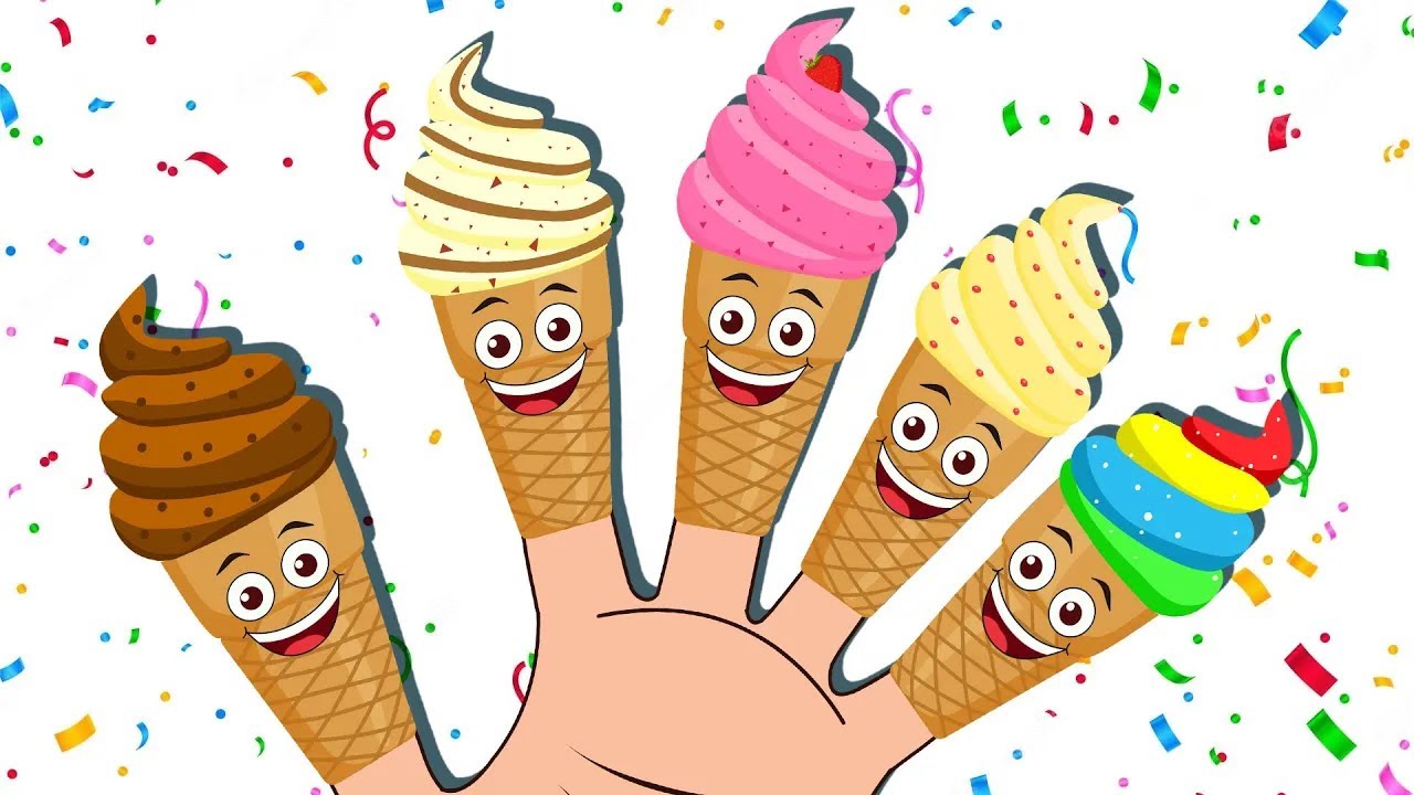 Ice Cream Finger Family | Nursery Rhymes And Kids Songs - YouTube