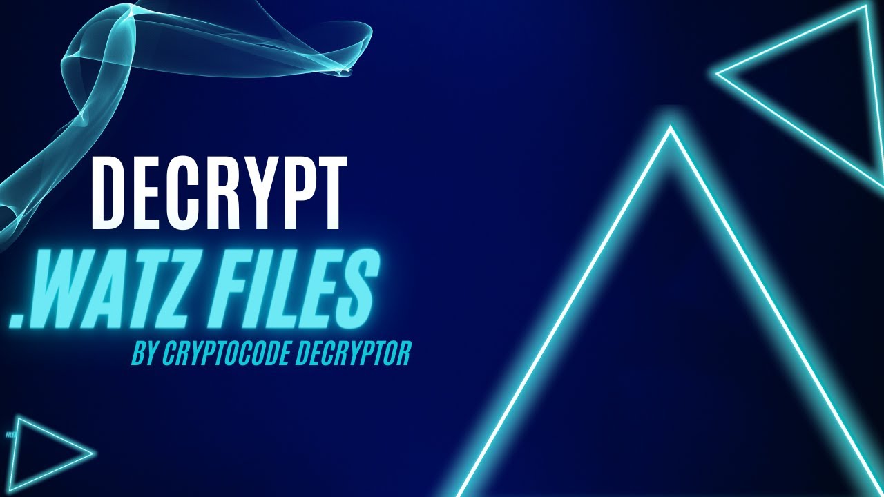 Watz File Virus Ransomware [.Watz ] Removal and Decrypt .Watz Files ...