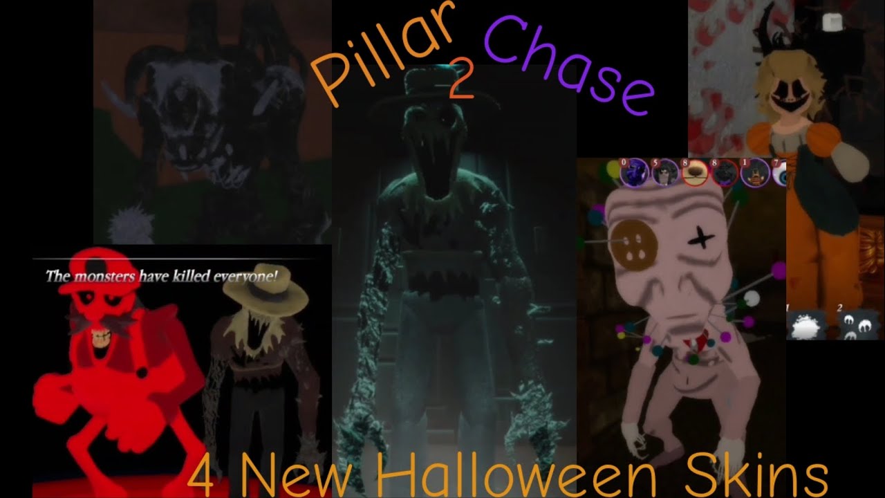 Pillar Chase 2 Roblox [4 New Halloween Skins] Pt13 |just gameplay ...