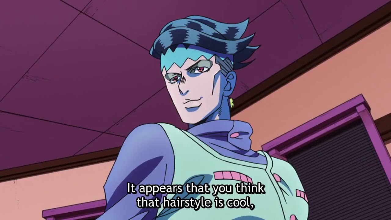 JJBA Josuke vs Rohan - YouTube