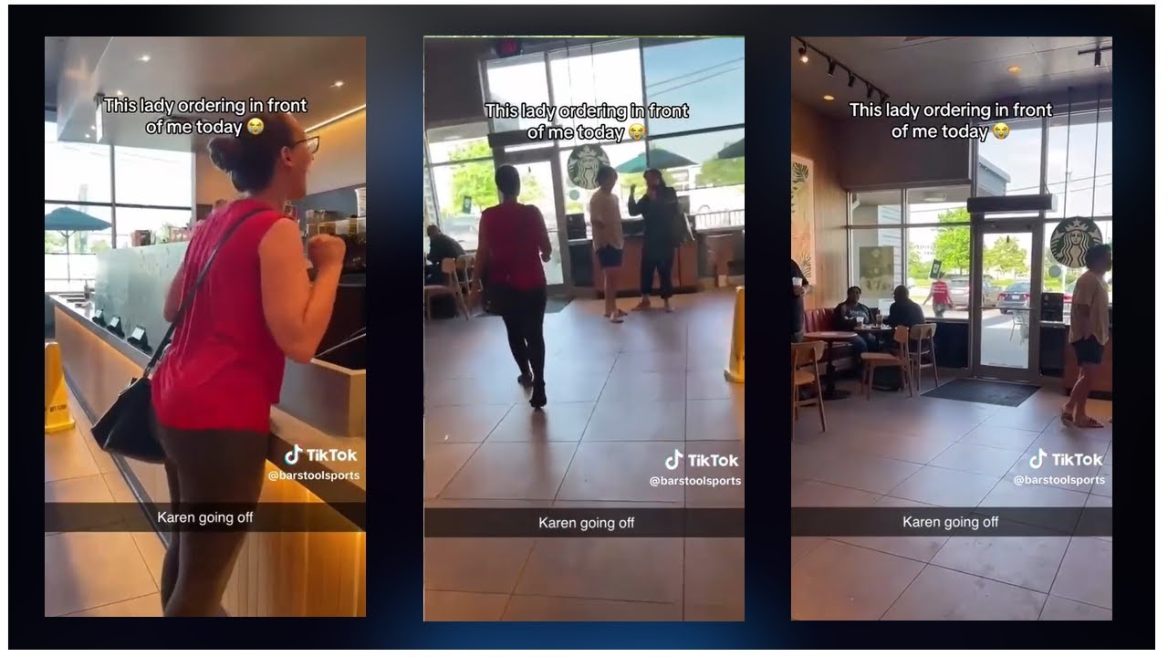 Karen Causing A Disturbance At Starbucks Youtube