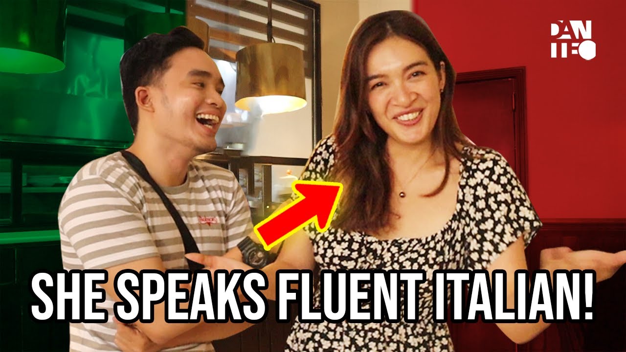 This Filipina Celebrity speaks Fluent Italian 🇮🇹 | Filipinos speak ...