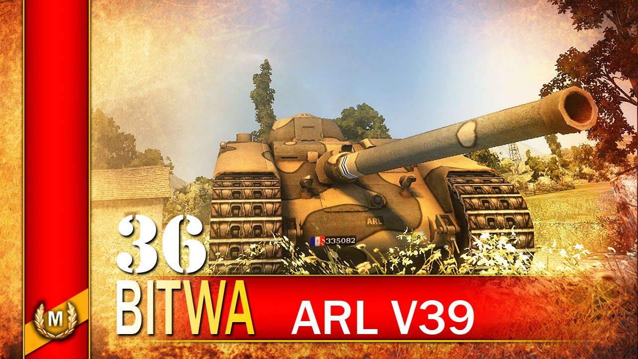 ARL V39 - kamperiada dziwolągiem - bitwa - World of tanks - YouTube