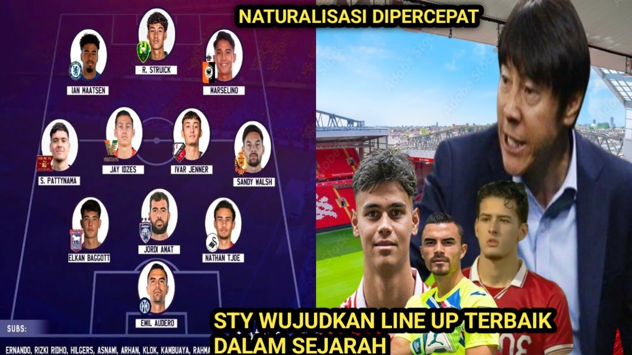 YES DIBONGKAR RASA MAROKO!! Line Up Full Keturunan Piala Asia - STY ...
