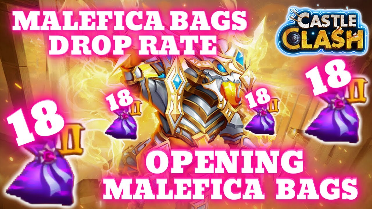 OPENING MALEFICA LEVEL 2 BAGS | MALEFICA BAGS DROP RATE - YouTube