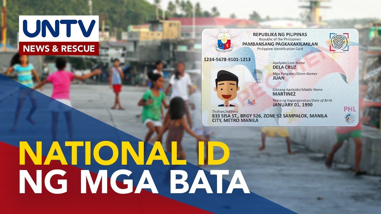 National ID registration ng mga batang edad 1-4 years old, sinimulan na ...