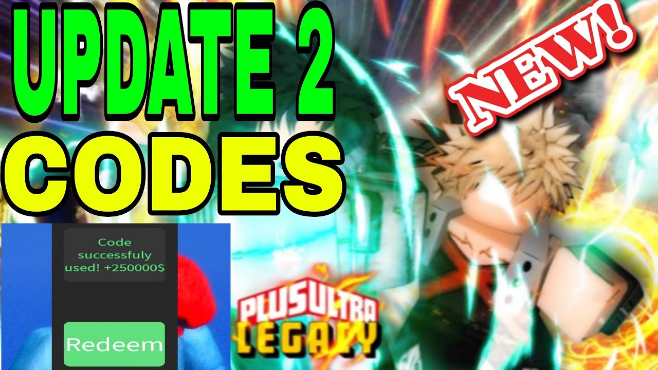[💥 UPDATE 2 💥] PLUS ULTRA LEGACY CODES [ROBLOX] - YouTube
