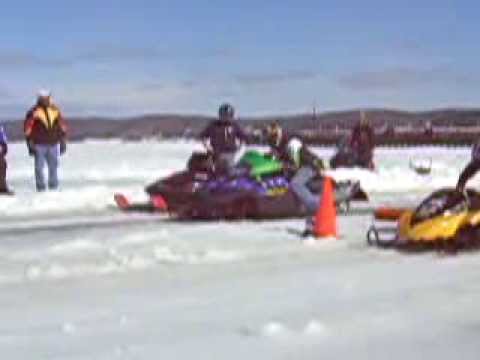 1800cc Snowmobile Drag Racing Part 3 - YouTube
