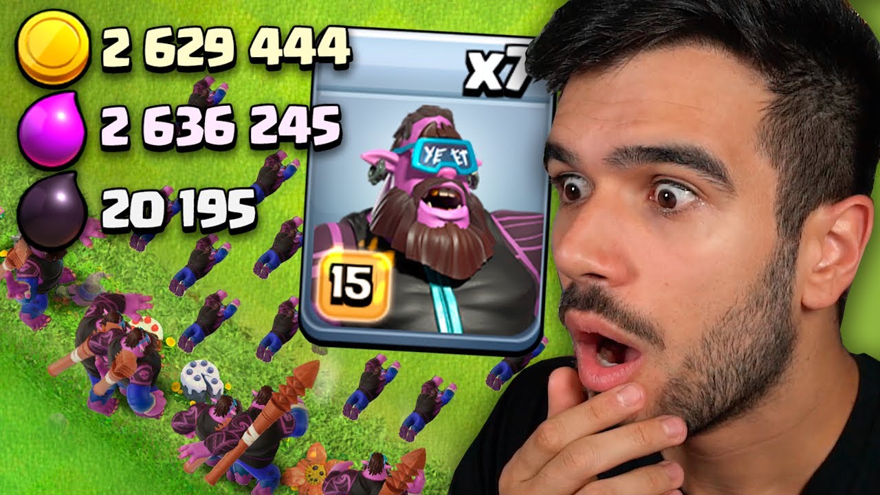 Fui testar o NOVO YEETer e fiz os MAIORES FARMS da HISTÓRIA! Clash of ...