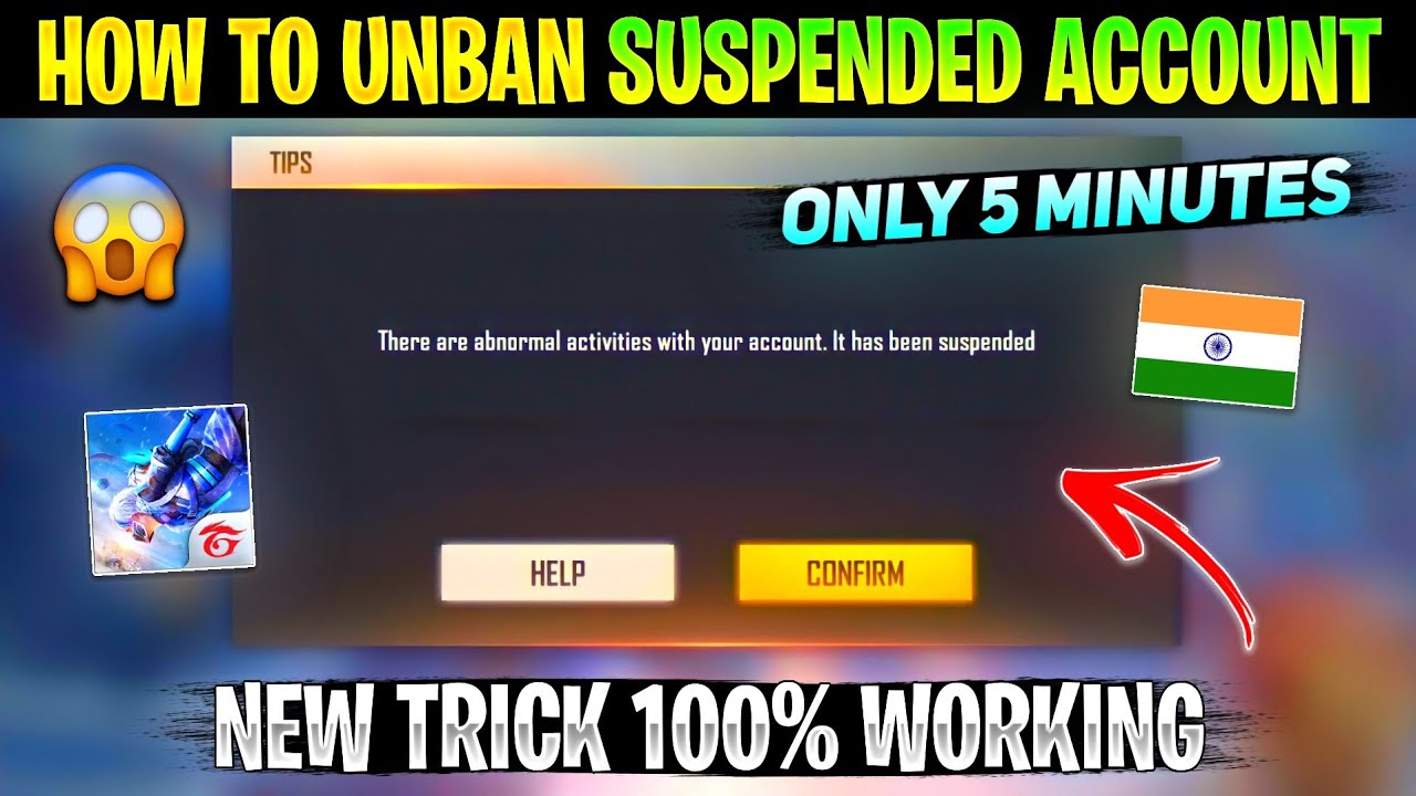 Free Fire How To Recover Suspended Account | Suspended Account Recovery ...