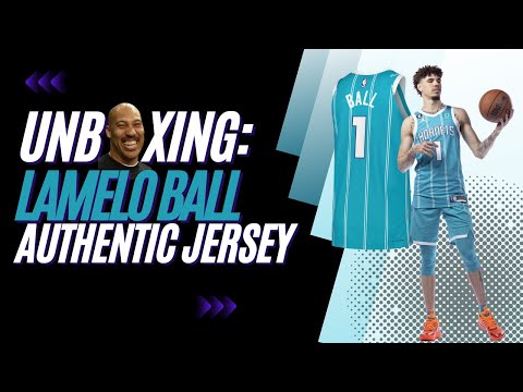 UNBOXING: LaMelo Ball Charlotte Hornets Authentic NBA Jersey | Icon Edition |