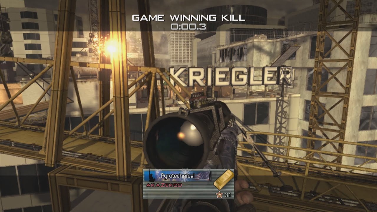 Crane Shot On Mw2 Xbox Youtube