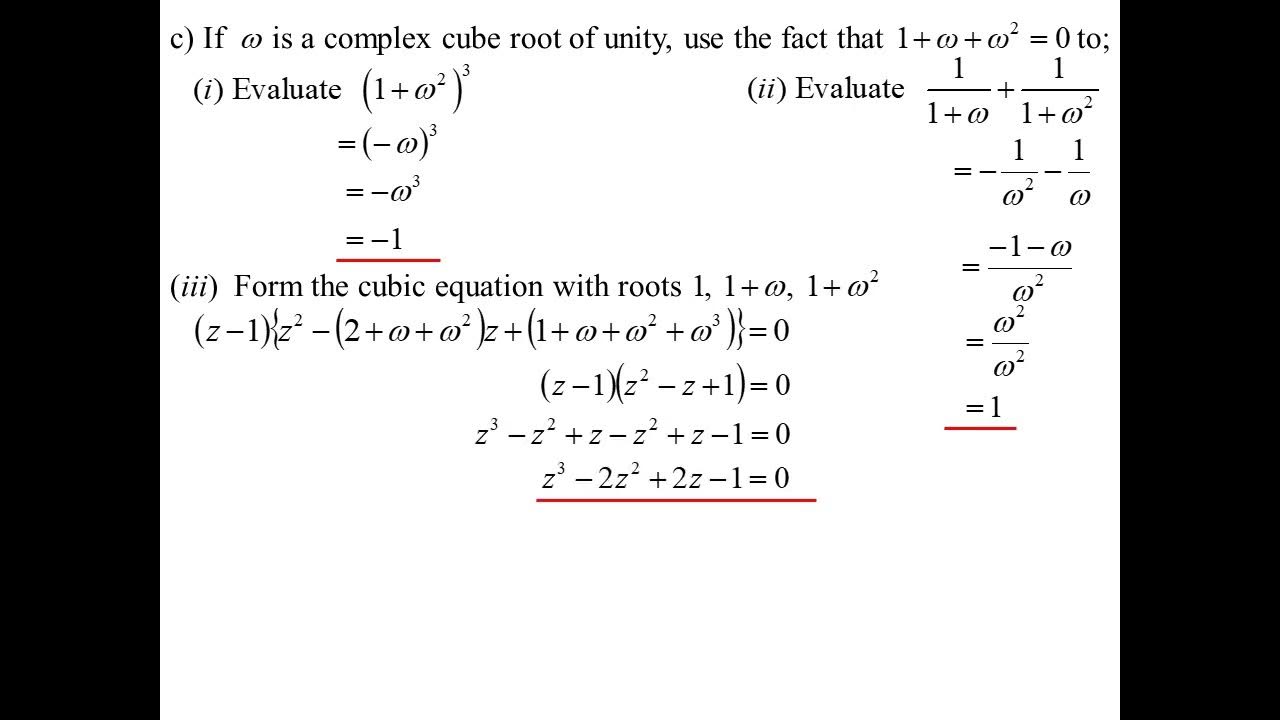 12X2 T02 03 nth roots of unity 2023 - YouTube