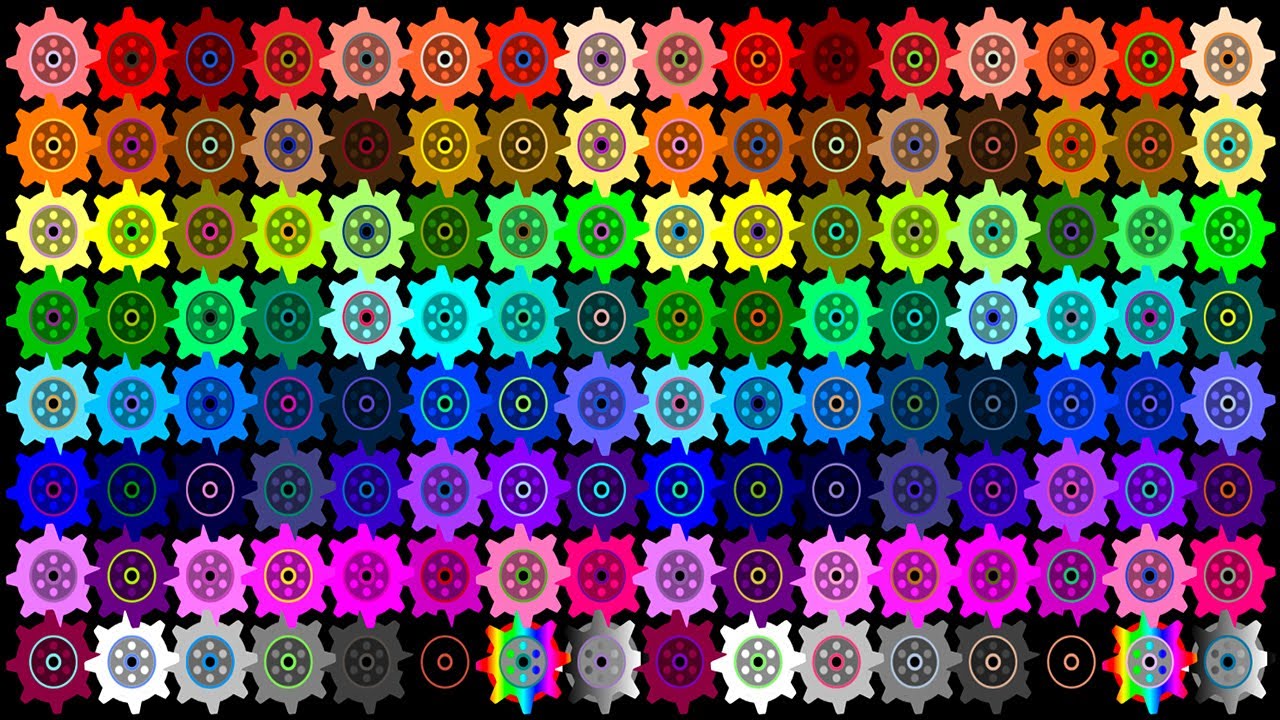 All Colors Giant MarbleS Run Race ASRM in Algodoo - YouTube