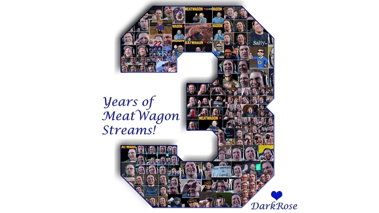 Meatwagon22 - 3 Year Twitch Stream Video - YouTube