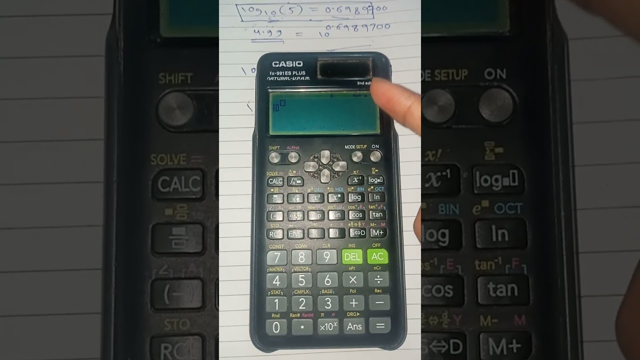 How To Take Log Antilog Ln By Scientific Calculator YouTube How To Take Log Antilog Ln By Scientific Calculator YouTube