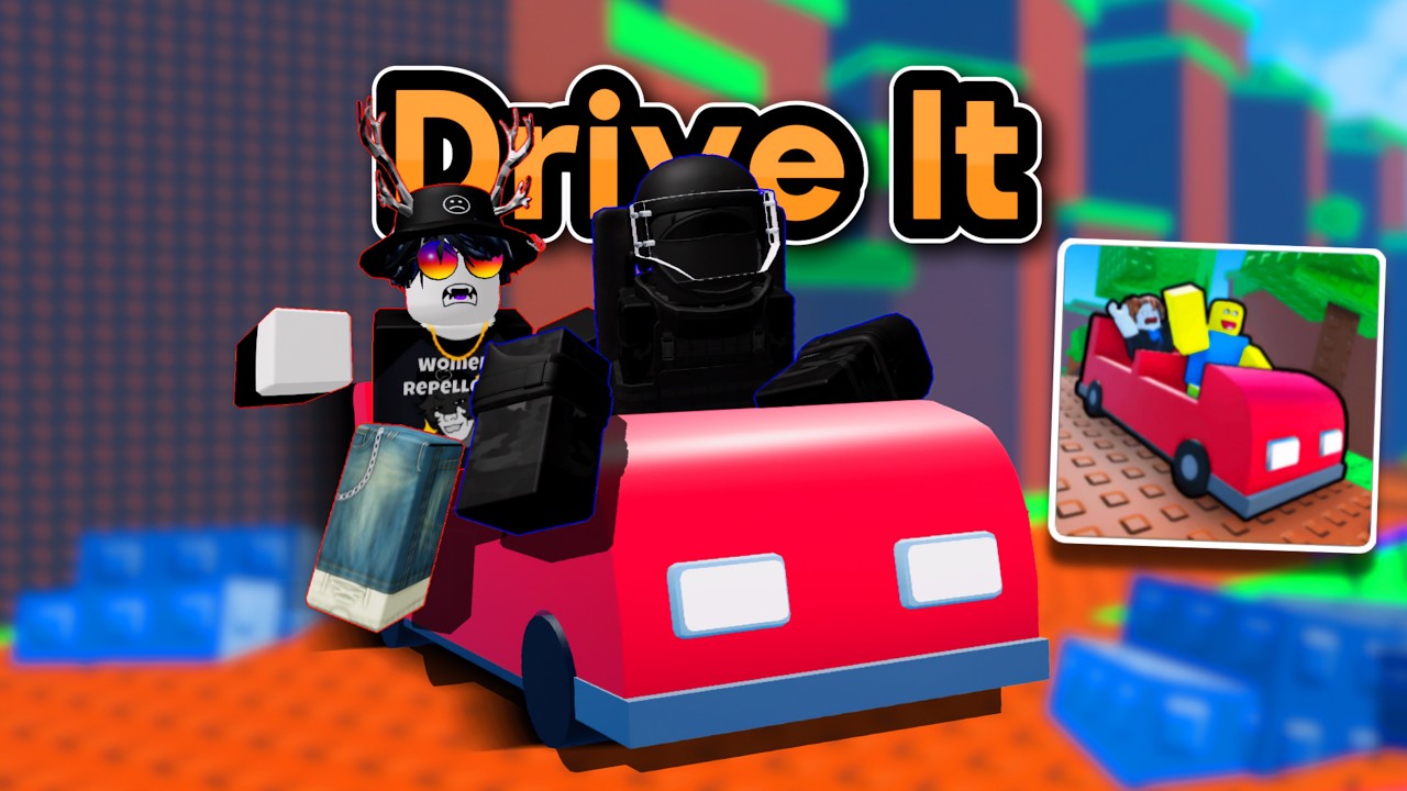 I Played ROBLOX Drive It With Kaebi (2 Player Obby) - YouTube