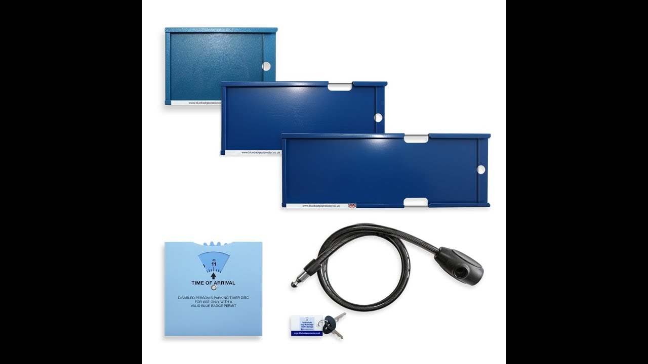Blue Badge Protectors at Fortuna mobility Enfield - YouTube