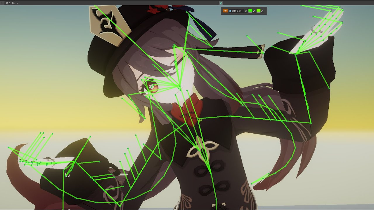 Unity Simple Bone Viewer Test - YouTube