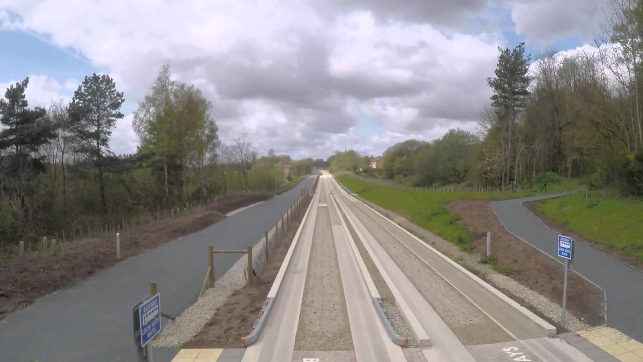 Leigh Guided Busway Full Guided Journey - YouTube