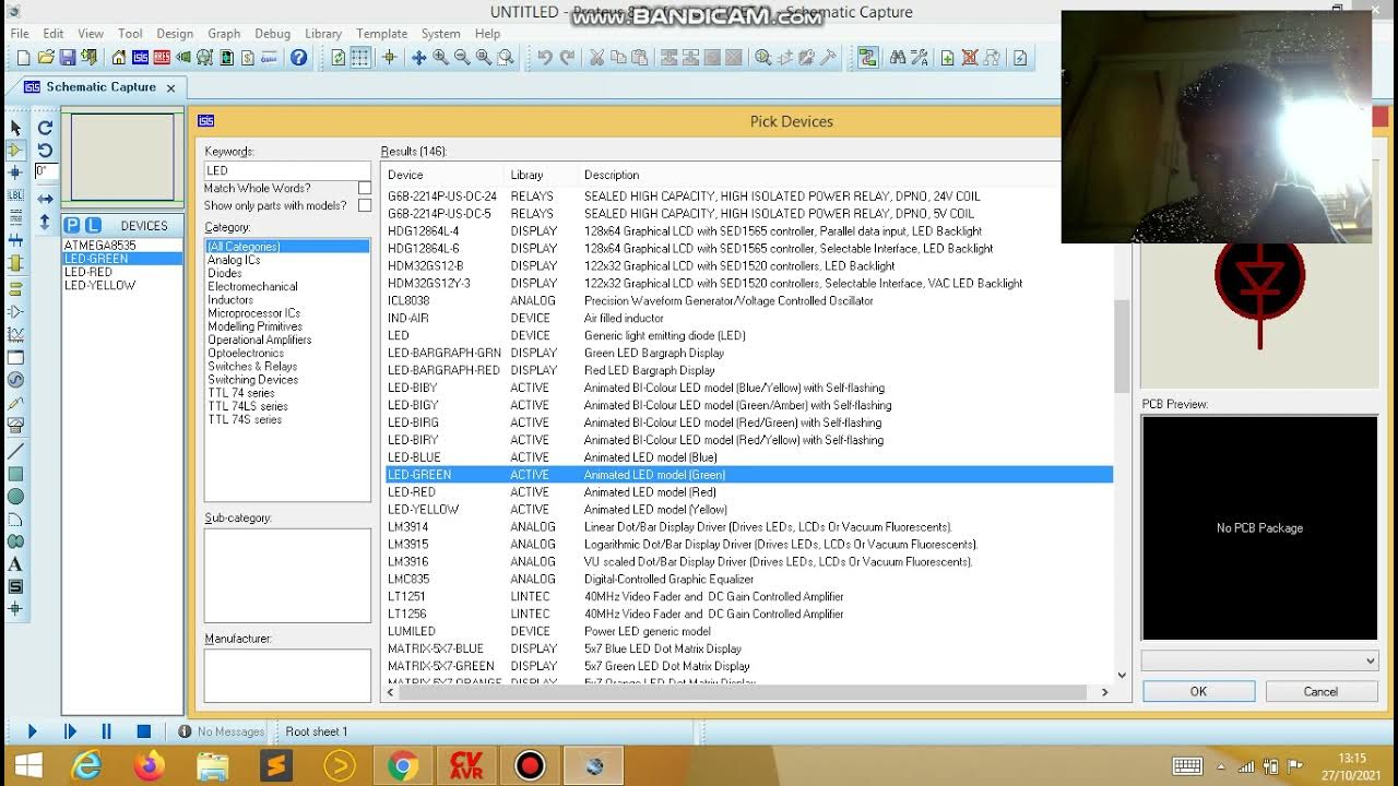 TOTURIAL MEMBUAT RUNNING LED MENGGUNAKAN PROTEUS DAN CODEVISION AVR - YouTube