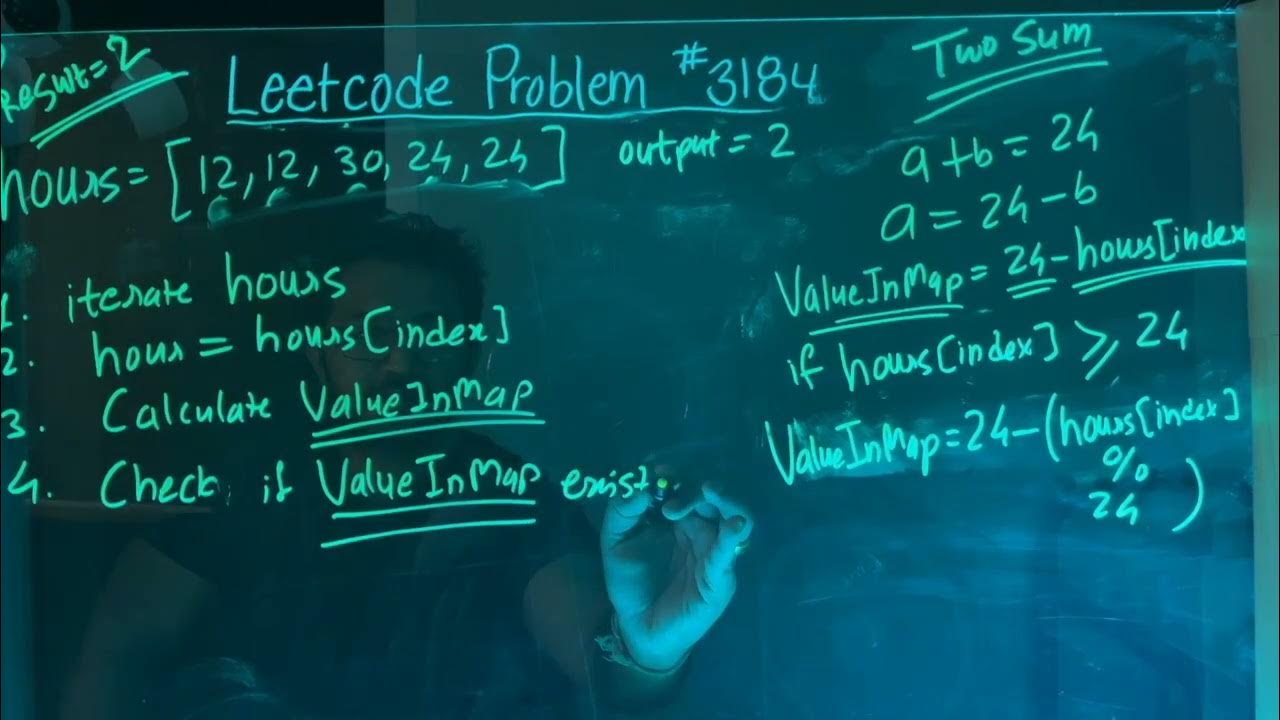 LeetCode #3184 - Count Pairs That Form a Complete Day 1 - problem solved walkthrough- Two Sum ...