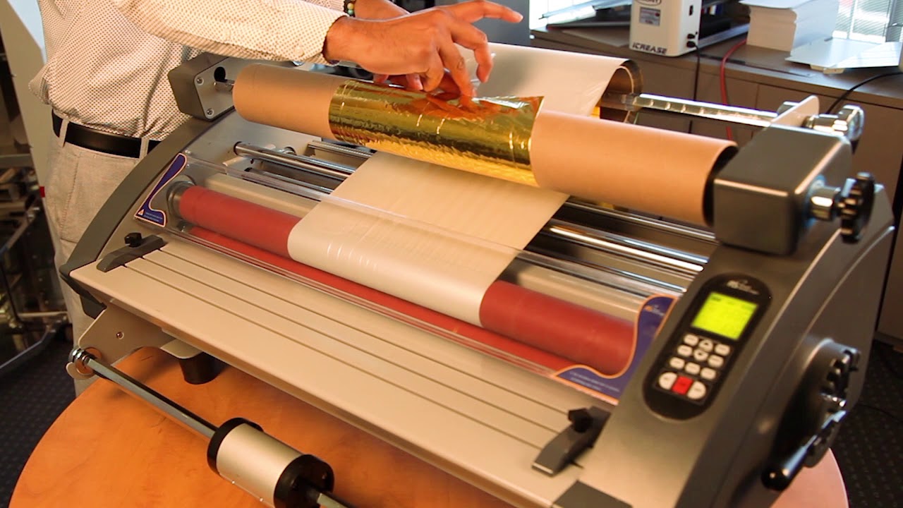 How To Foil Using Your Laminator Youtube