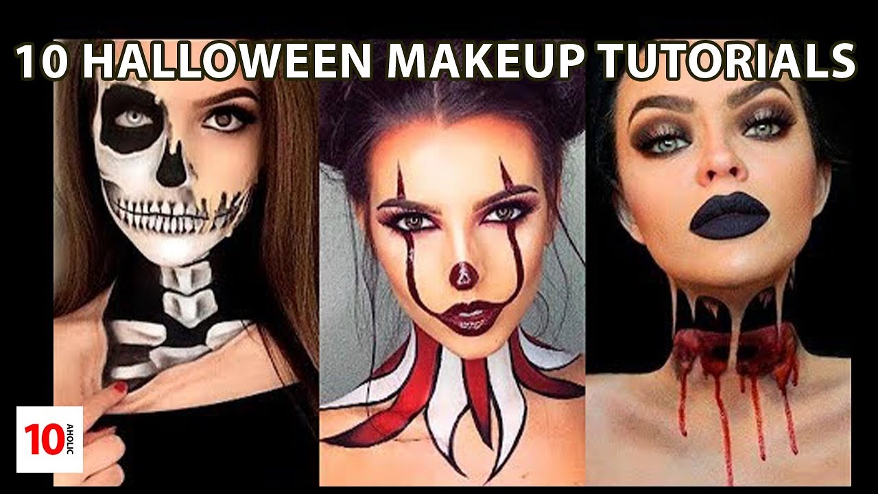 Top 10: Halloween Makeup Tutorials 2019 ( EWWW OH MY GOD! ) - YouTube
