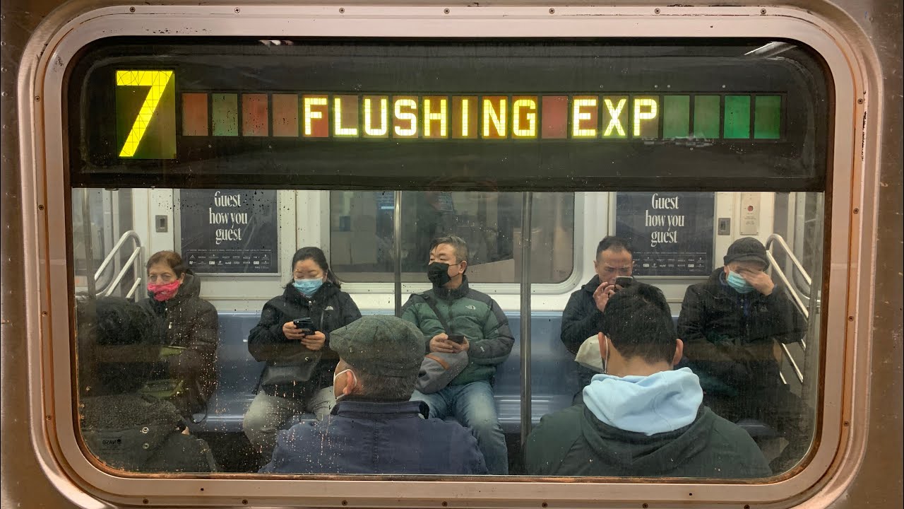 IRT Flushing Line: R188 (7) Express Train Ride from Flushing-Main ...