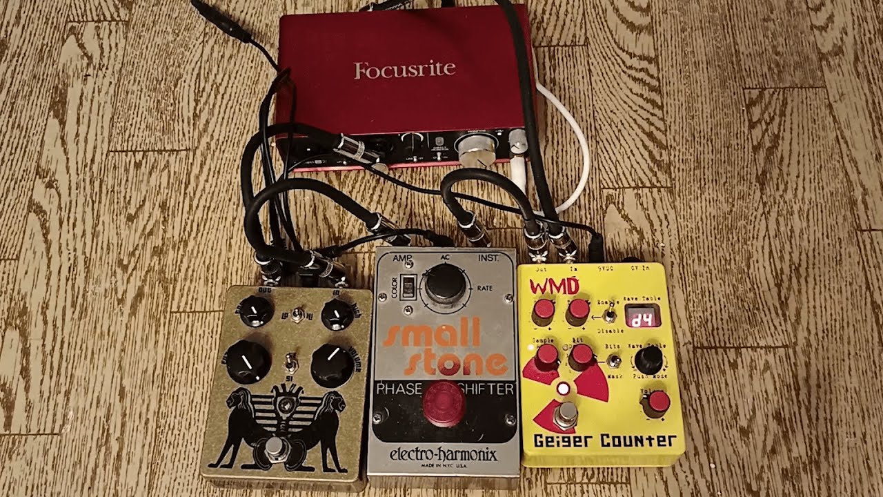 DOOM-like experiments with distorted, compressed and phased sine waves ...