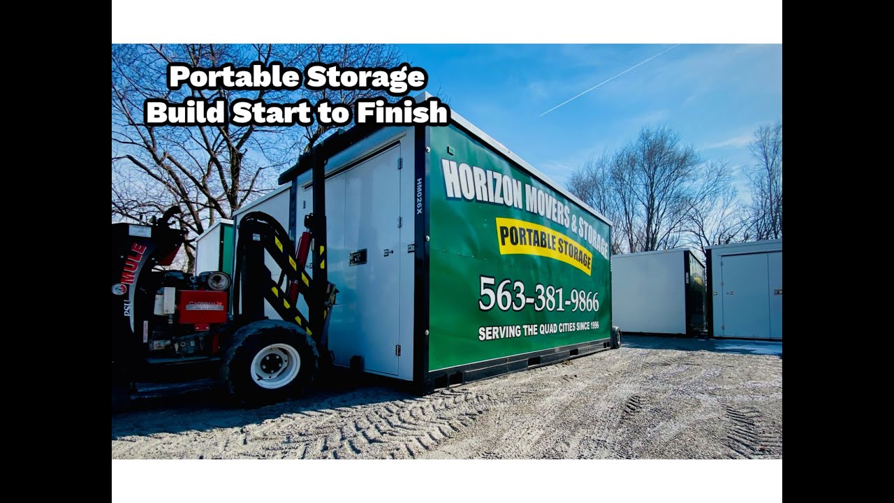 Portable Storage Unit Build - YouTube