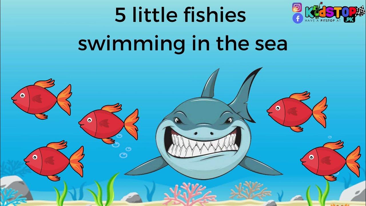 5 Little Fish | Kids' Song | Preschool Number Activity | Early ...